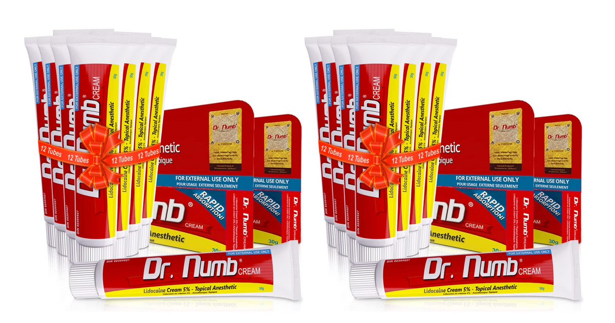 Dr. Numb Topical Anesthetic Numbing Cream - 30g (Pack of 24 ...